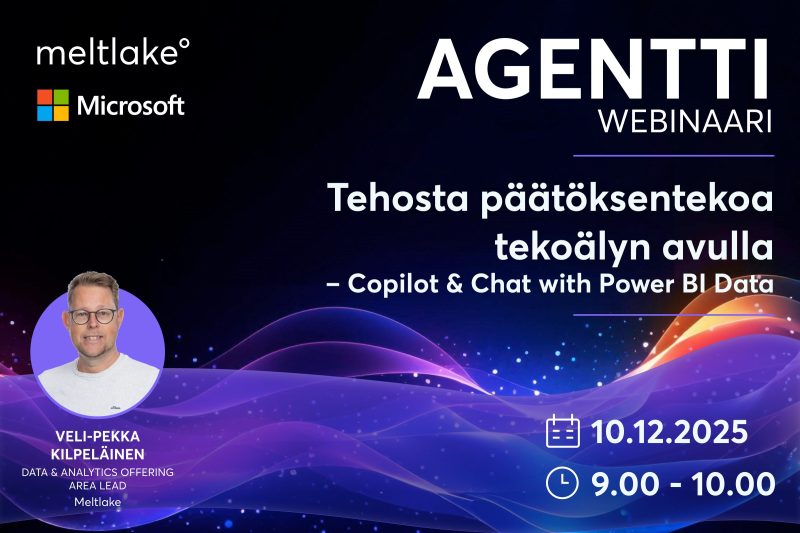 Agentti-webinaari: Tehosta päätöksentekoa tekoälyn avulla – Copilot & Chat with Power BI Data ...